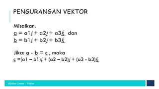 Operasi aljabar vektor untuk SMA kelas XI.pptx