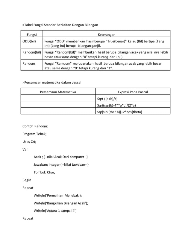 Operasi aritmatika dan logika | PDF