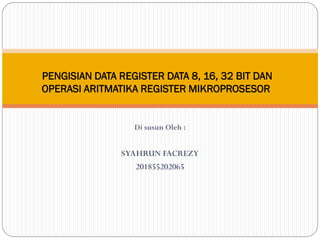 Operasi aritmatika register mikroprosesor | PDF