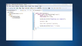 Operasi bahasa java | PPT