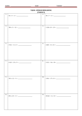 Operasi bergabung t4 t5t6 | PDF