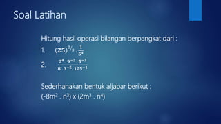 Operasi bilangan berpangkat ppt | PPTX