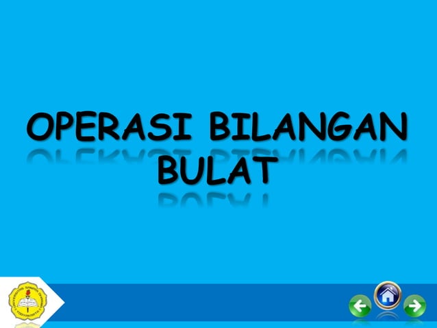Operasi bilangan bulat | PPT