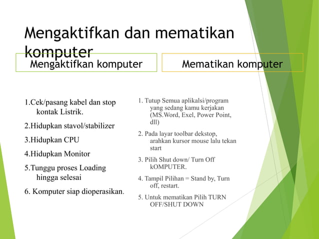 Operasi dasar dan peralatan penyusun komputer | PPT