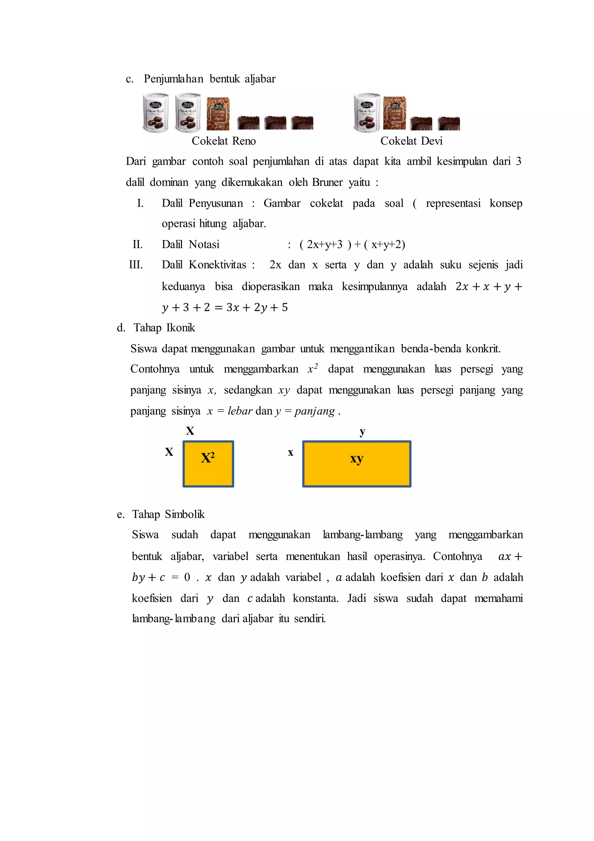 MODEL PEMBELAJARAN KOOPERATIF TIPE THINK-PAIR-SHARE PADA MATERI OPERASI ...