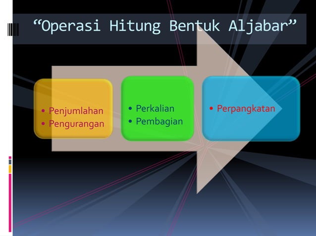 Operasi hitung bentuk aljabar | PPT