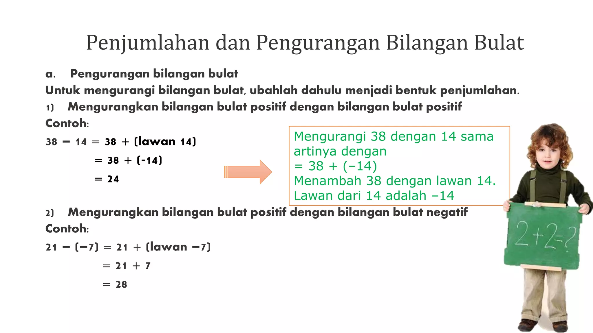 Operasi hitung bilangan bulat | PPTX