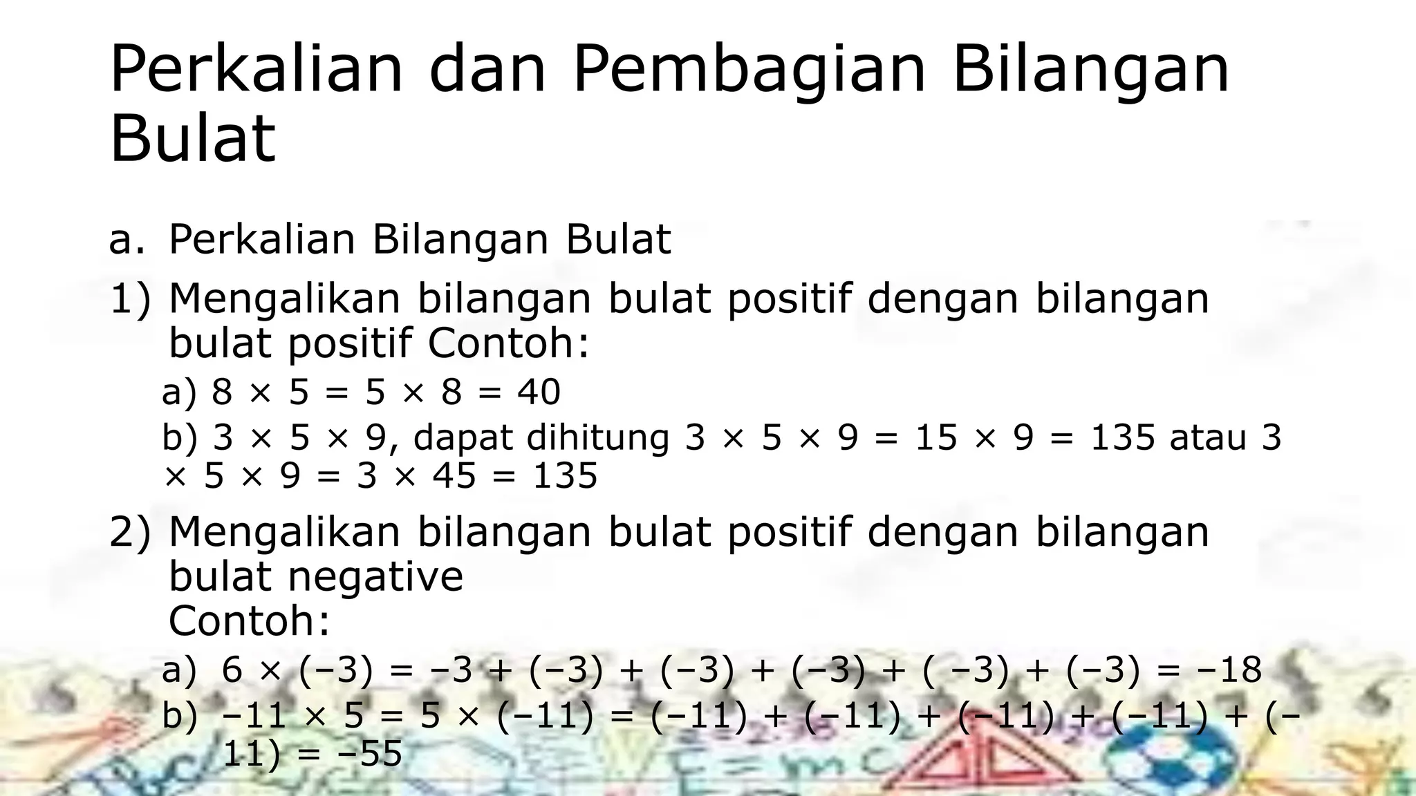 Operasi hitung bilangan bulat | PPTX