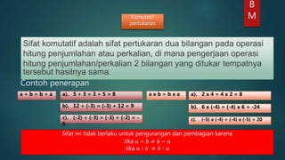 Operasi hitung bilangan bulat beserta contoh soal dan latihan | PPT