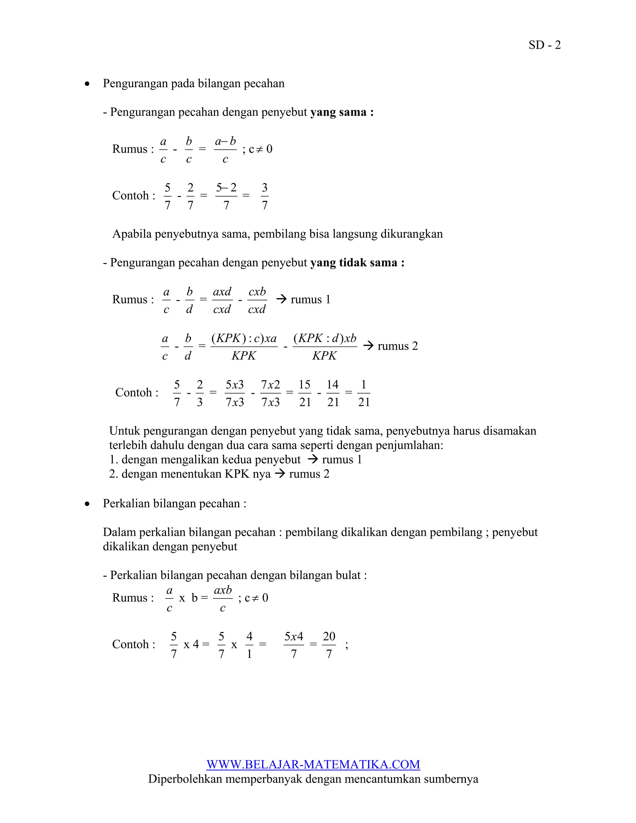 Operasi+hitung+bilangan+pecahan+(operasi+hitung+dalam+matematika+bag2 ...