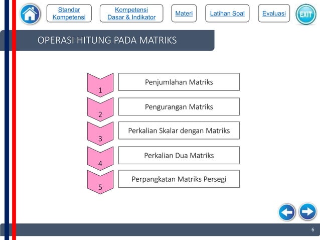 Operasi Hitung Matriks | PPTX