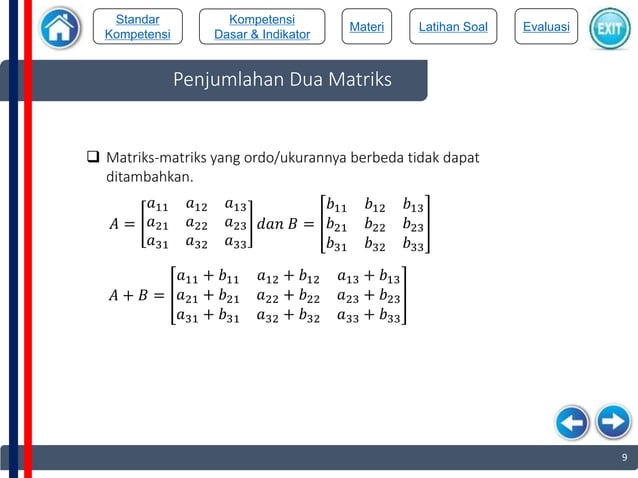 Operasi Hitung Matriks | PPTX