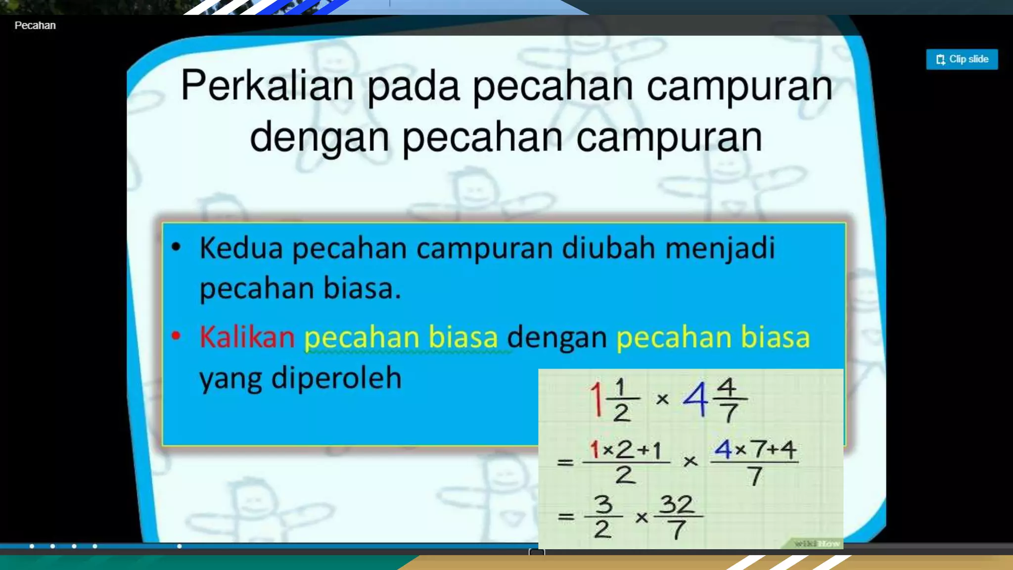Operasi hitung pecahan kelas 6 | PPTX