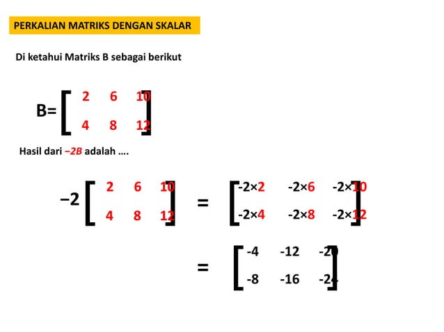 Operasi matriks | PPT