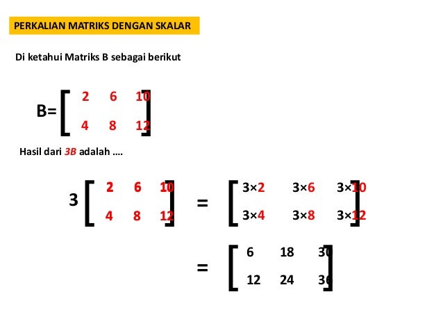 Operasi matriks
