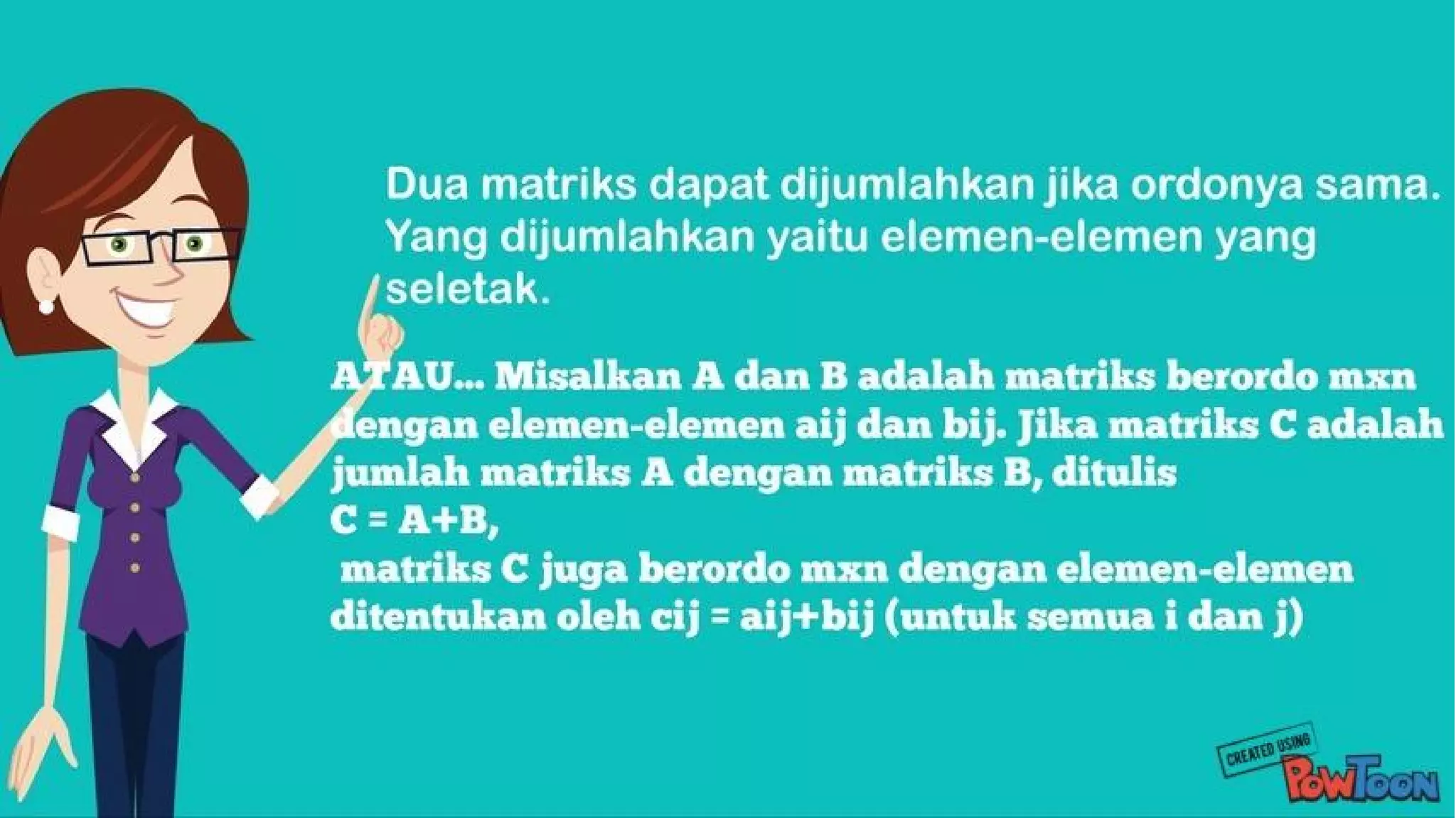 Operasi matriks dan sifat sifatnya | PDF