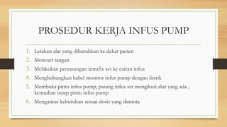 OPERASIONAL INFUS PUMP DAN SYRINGE PUMP.pptx