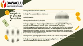 ppt mekanisme pertanggungjawbaan belanja operasional | PPTX