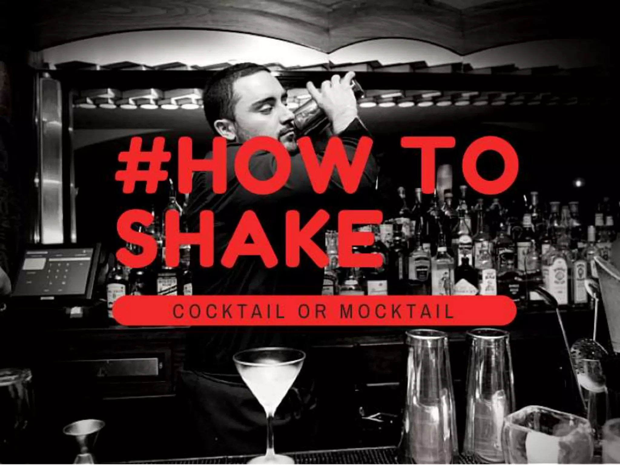 how to shake mocktail | PPTX