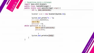Operasi pengulangan | PPT