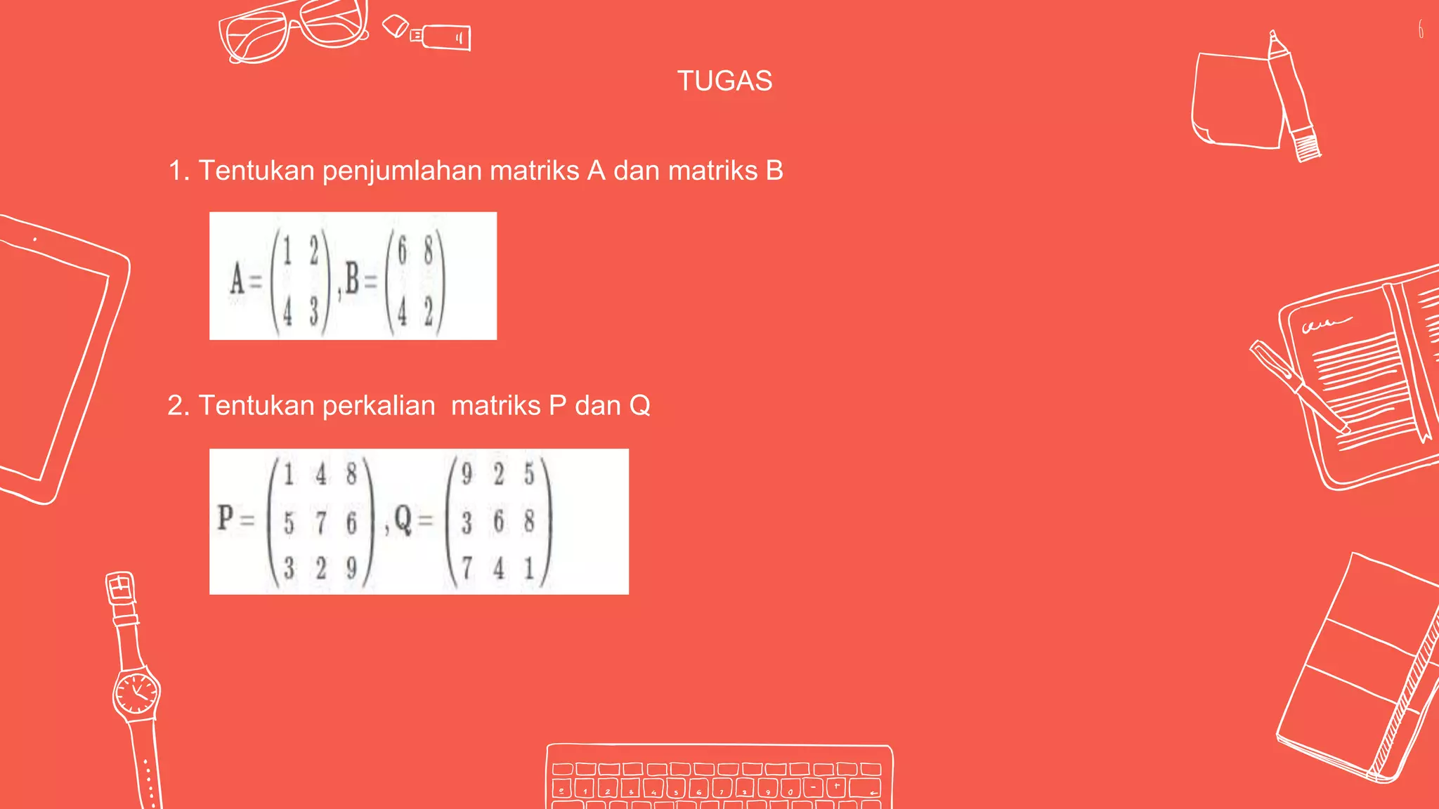 Operasi perkalian matriks | PPT