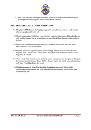 Operasi ponteng kelas | PDF