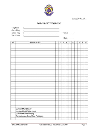 Operasi ponteng kelas | PDF