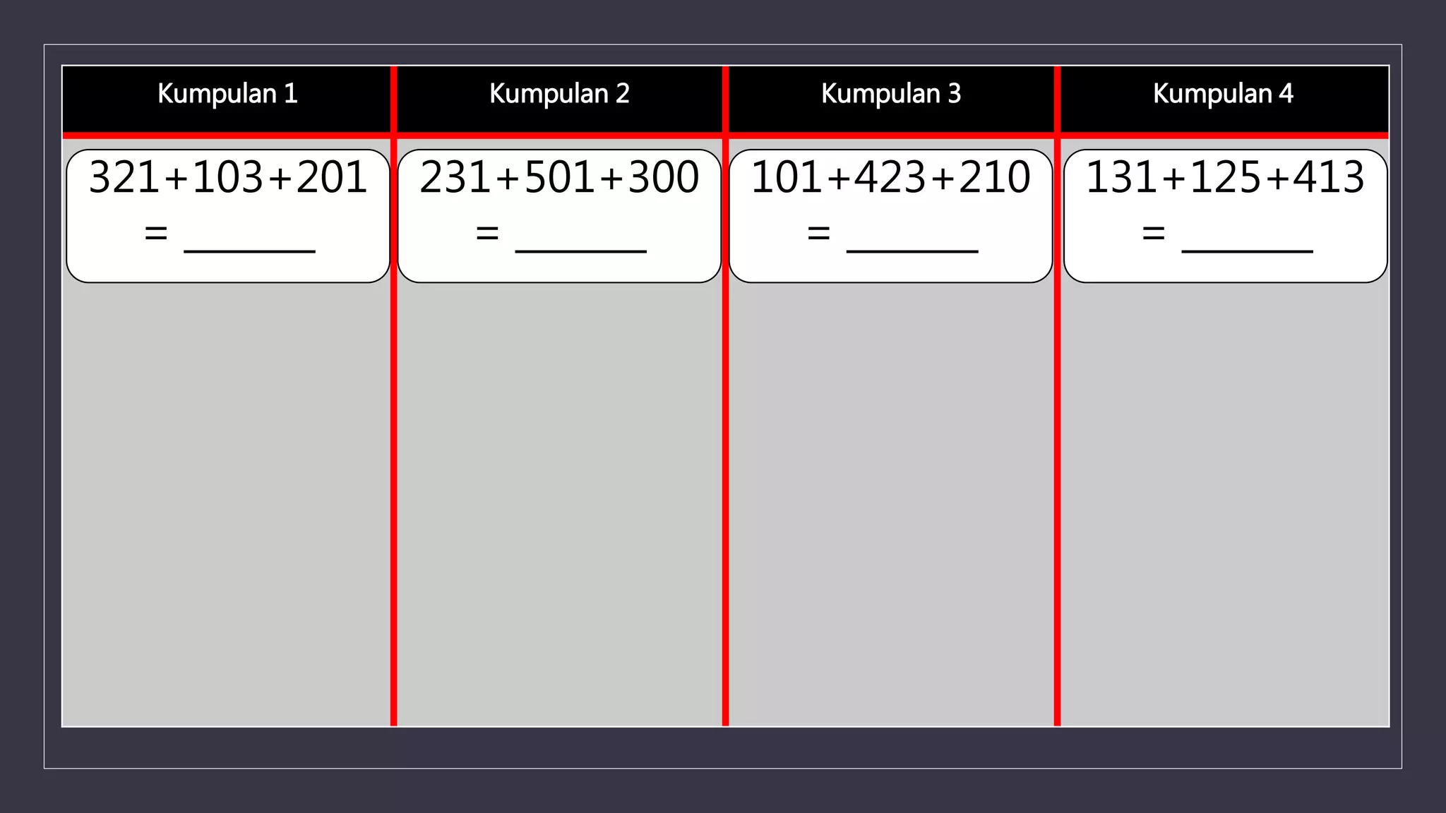 Operasi tambah 3 nombor dengan 3 digit | PPTX
