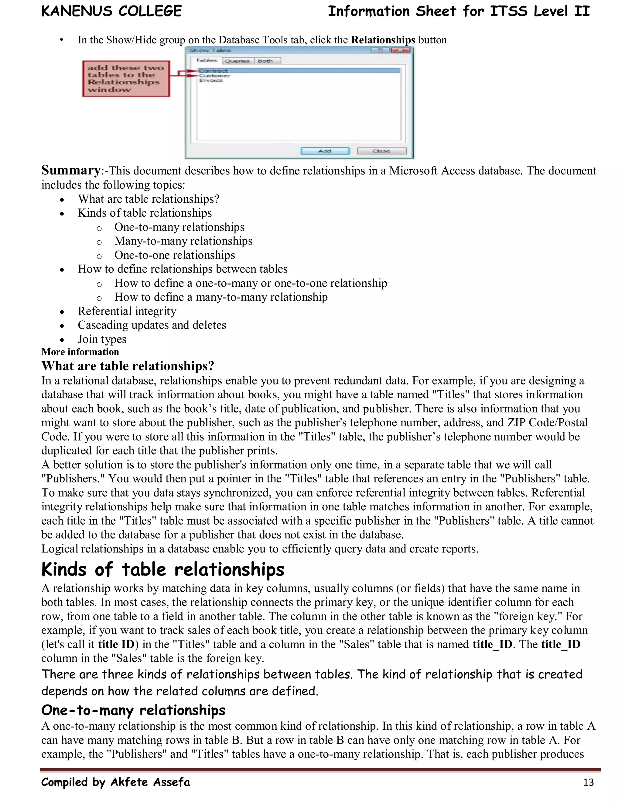 Operate Database Application UC info sheet.pdf