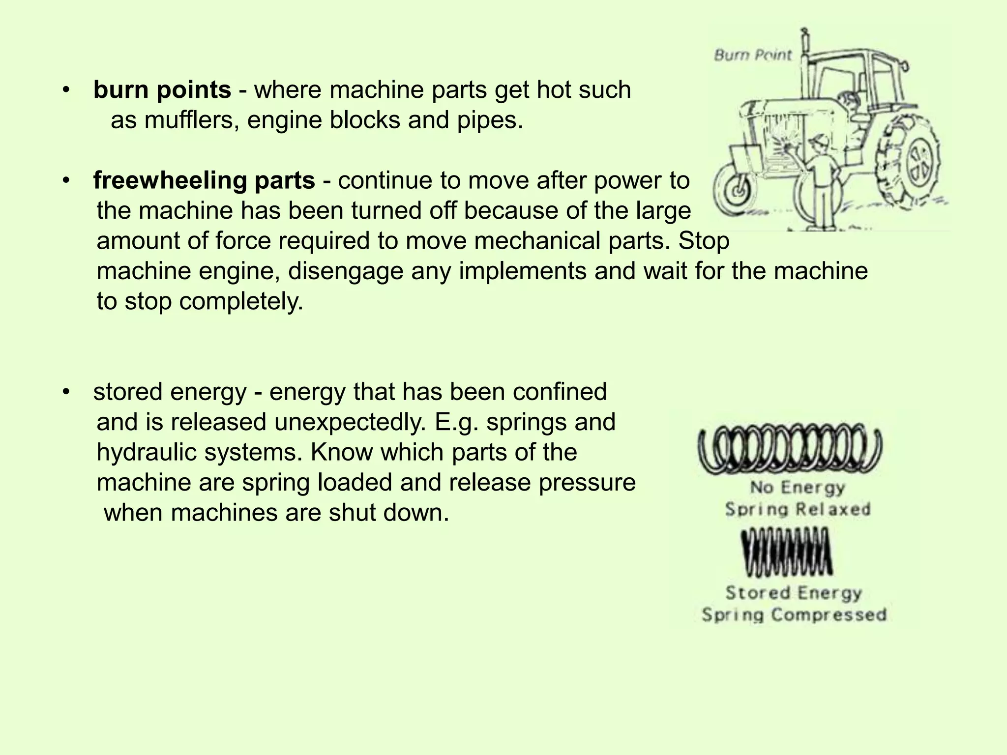 Operate machinery and equipment | PPTX