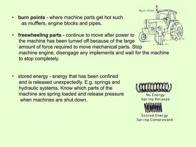 Operate machinery and equipment | PPTX