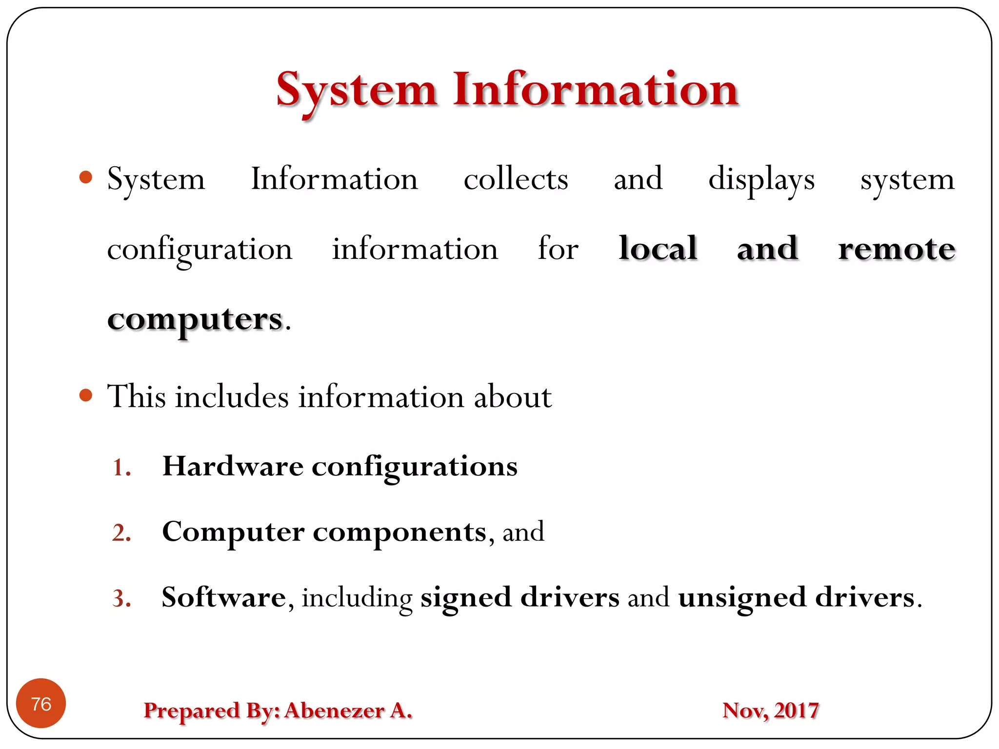 Operate personal computer | PDF