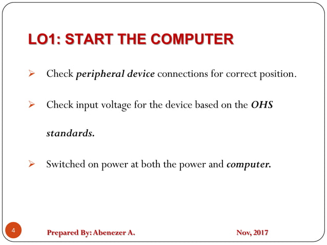 Operate personal computer | PDF | Operating Systems | Computer Software and Applications