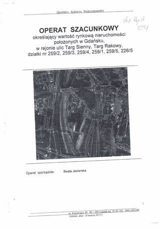 Operat szacunkowy | PDF