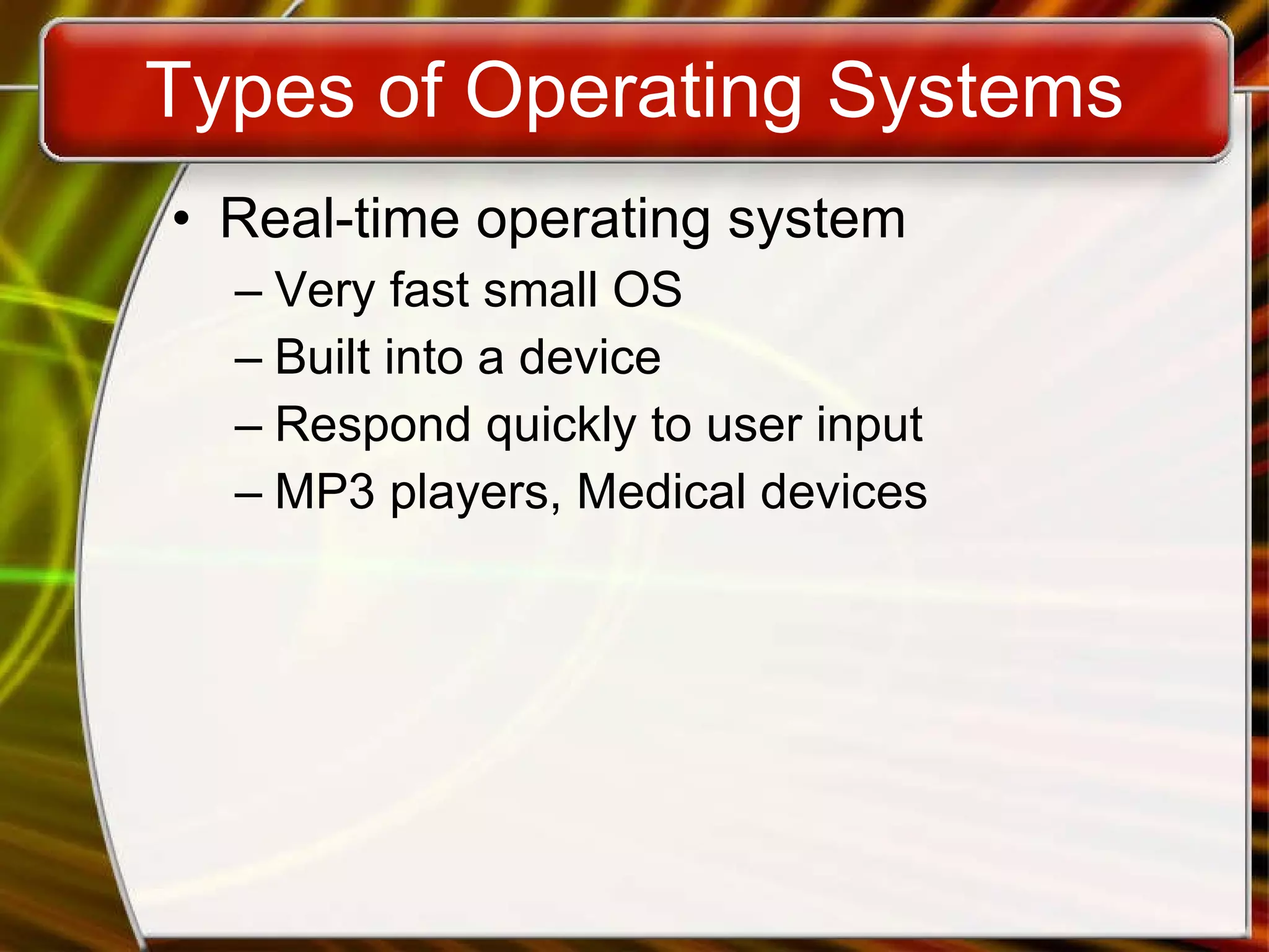 Operatimg system basics | PPT