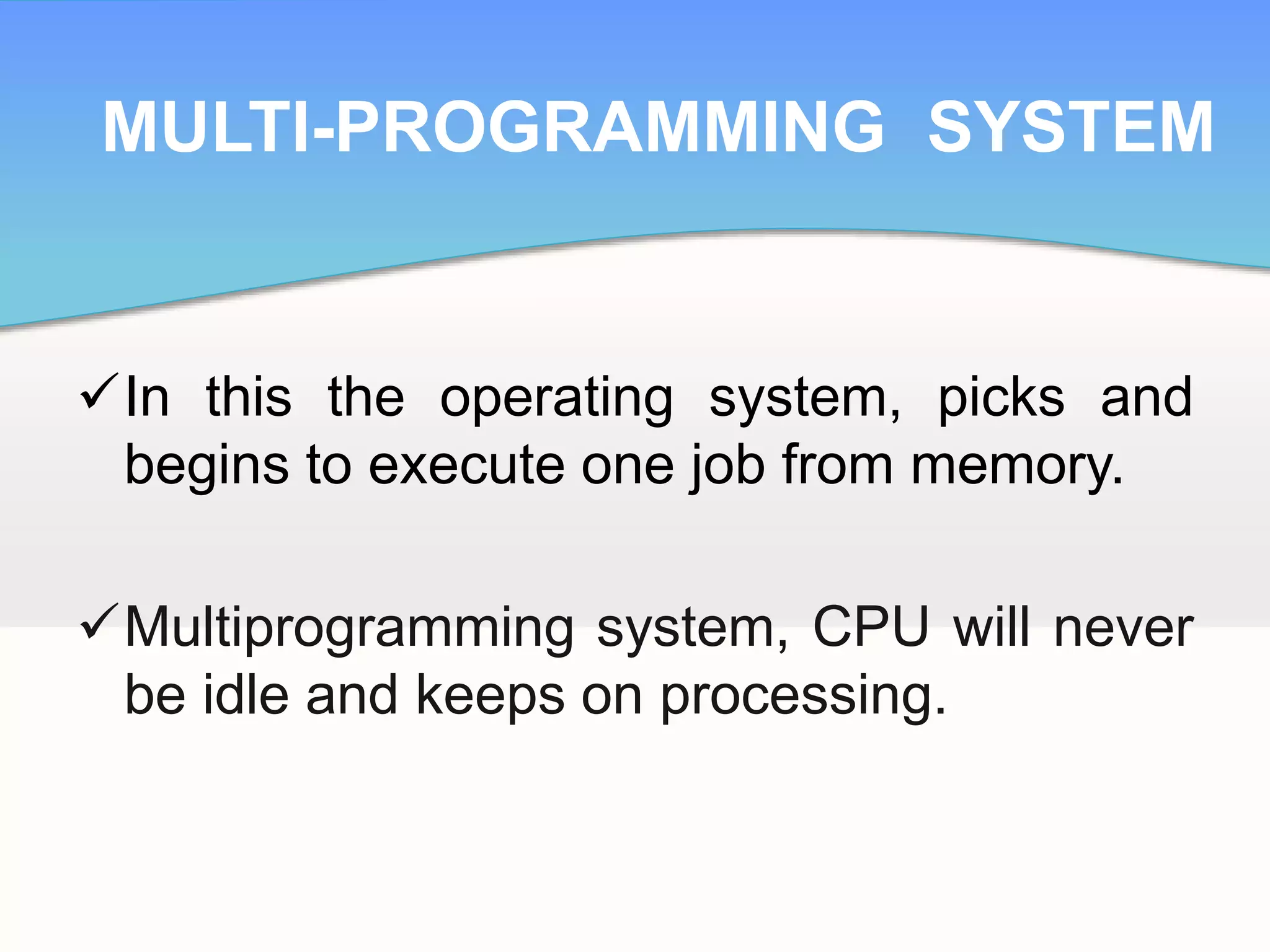 Types Of Operating Systems | PPTX