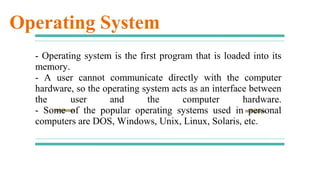 Operating system | PPT