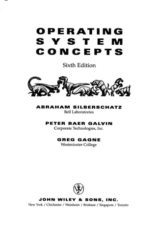 Operating.system.concepts.6th.ed.0471417432 | PDF