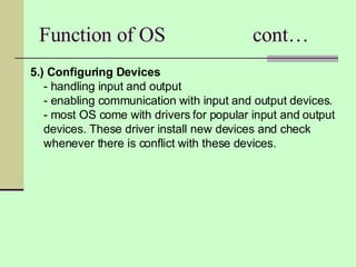 Operating System | PPT | Operating Systems | Computer Software and ...