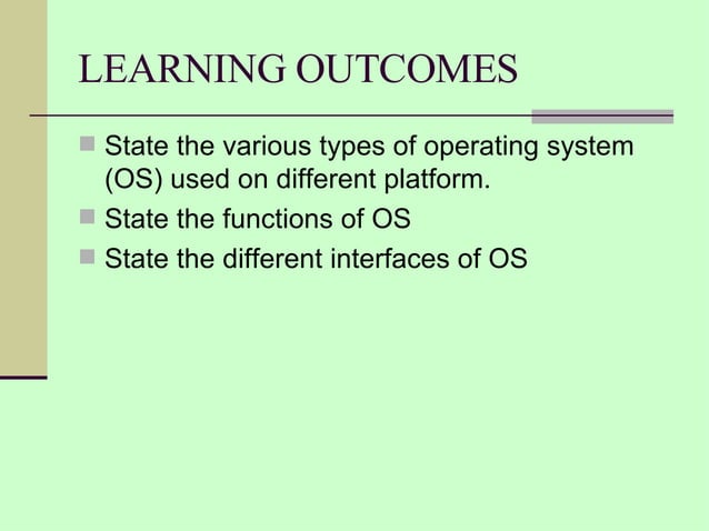 Operating System Ppt Operating Systems Computer Software And Applications