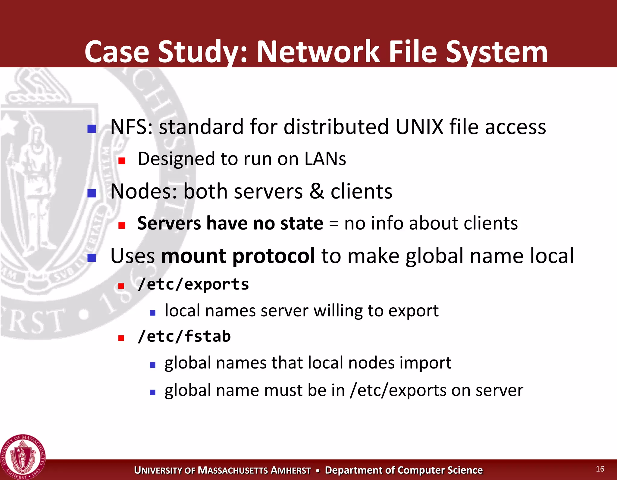 Operating Systems - Advanced File Systems | PPT