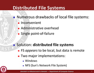 Operating Systems - Advanced File Systems | PPT