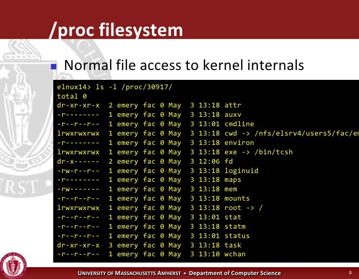 Operating Systems File Systems