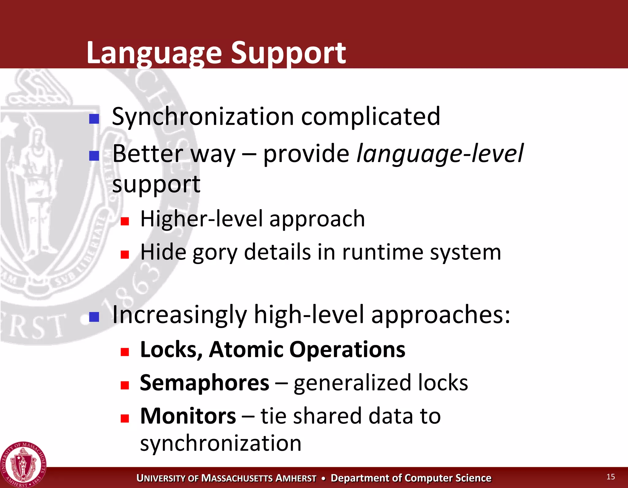 Operating Systems - Synchronization | PPT