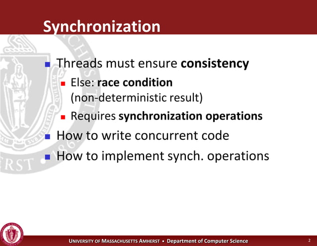 Operating Systems Synchronization Ppt 0558