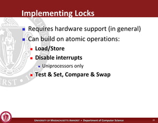 Operating Systems - Synchronization | PPT