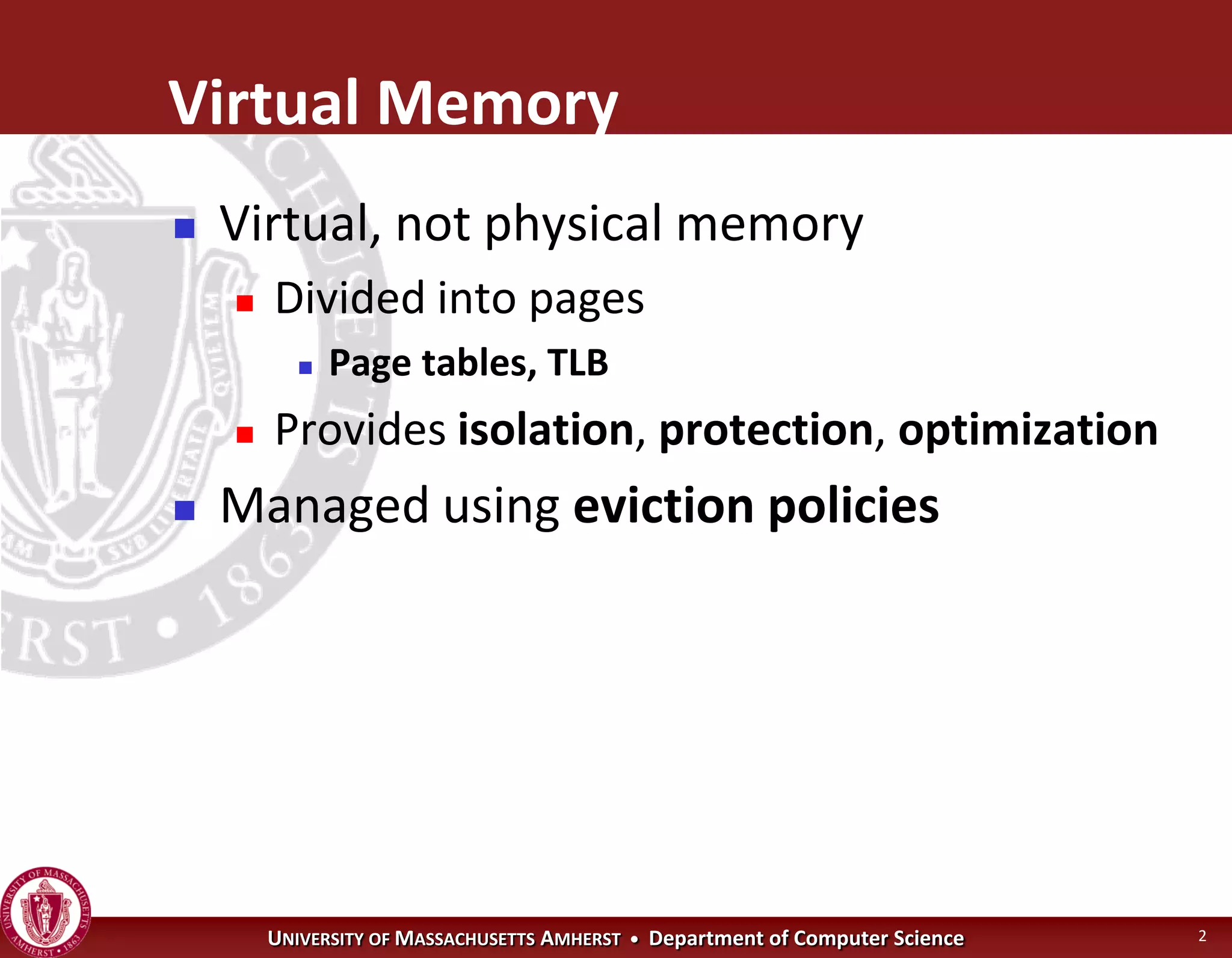 Operating Systems Virtual Memory Ppt