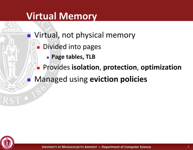 Operating Systems - Virtual Memory | PPT