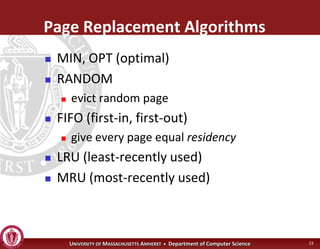 Operating Systems - Virtual Memory | PPT