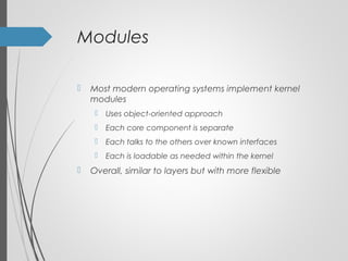 Operating-System Structures | PPT